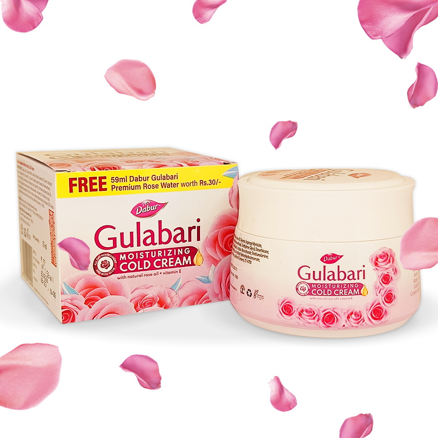 Уходовый крем с розовым маслом Dabur Gulabari (Гулабари) Увлажнение 72 часа, 55 мл