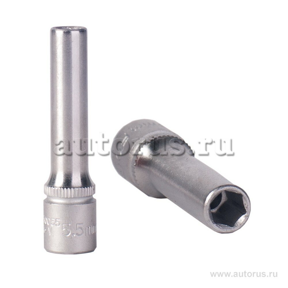 Головка 5,5 мм 6-гранная 1/4dr длинная force 52550055