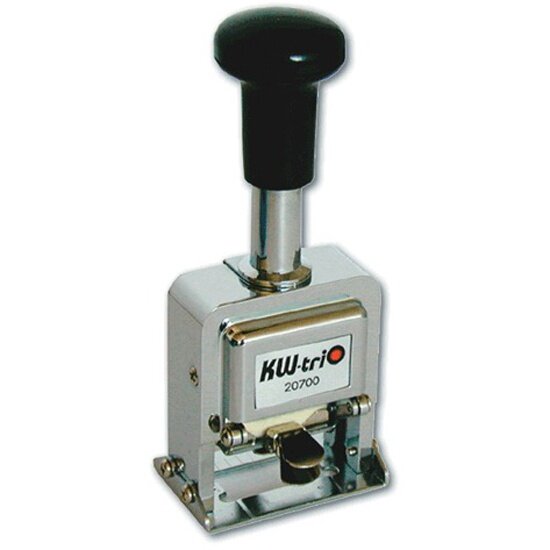 Нумератор Kw-trio , 6-разрядный, автоматический, металлический