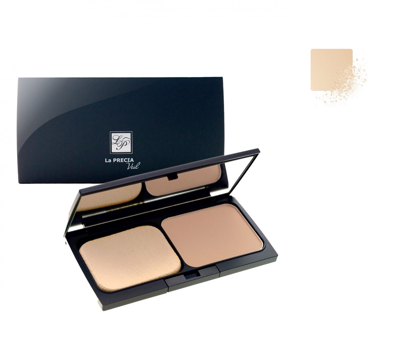 Компактная пудра основа-вуаль UTP La PRECIA Veil Compact Foundation Bright Beige, 10 гр