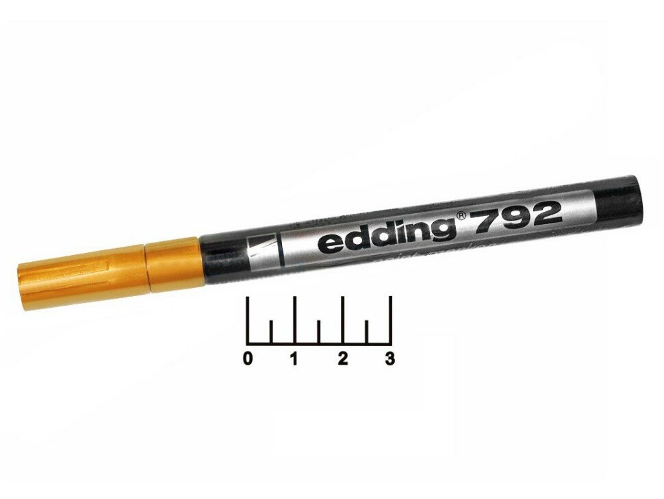 Маркер перманентный 0.8мм Edding E-792 золотой