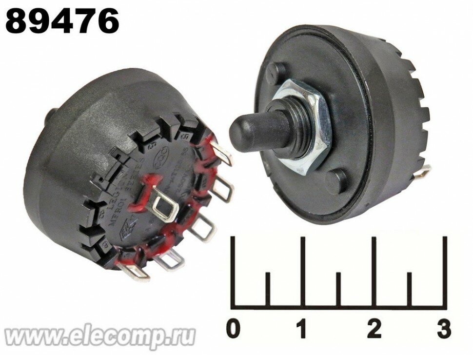 Переключатель галетный 5 положений 12A
