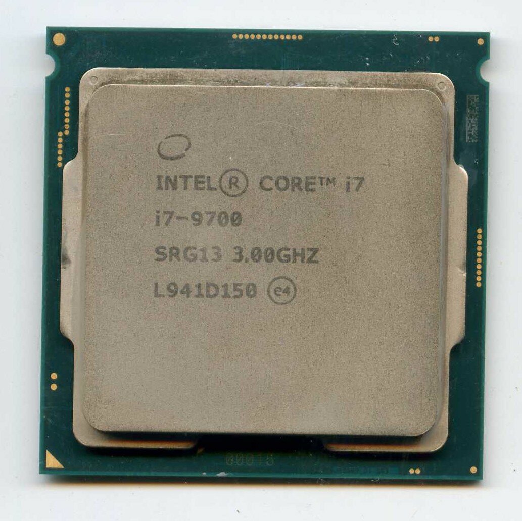 Процессор Intel Core i7-9700 3,0, 4,7, Ghz, Socket 1151/12Mb/8x, 16x, Core/UHD630, SRG13