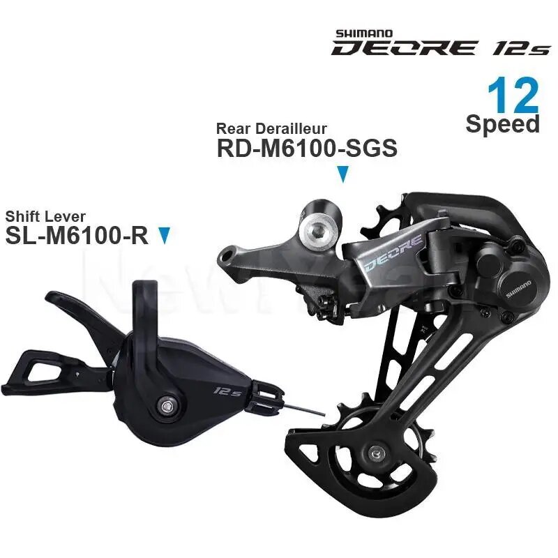 Переключатель задний SHIMANO DEORE RD-M6100-SGS 12 скоростей, матка