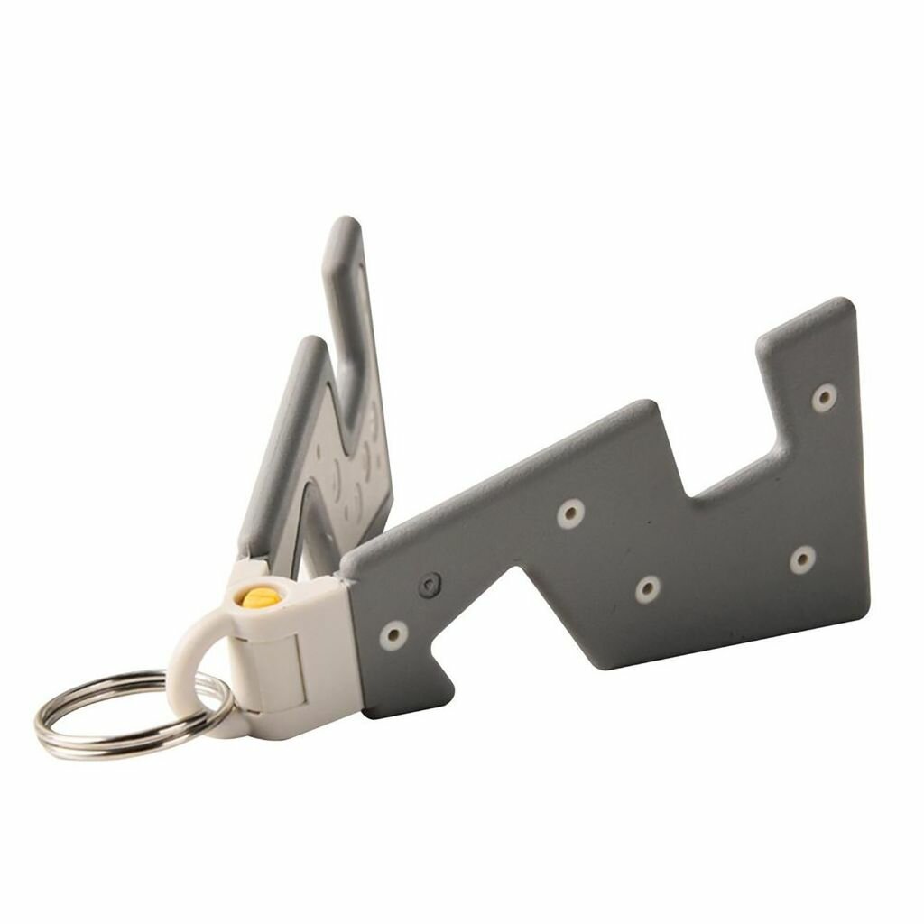 Легкая подставка для мобильного телефона, креативный брелок, универсальный настольный держатель, кронштейн, брелок с пазом, дизайнерские аксессуары