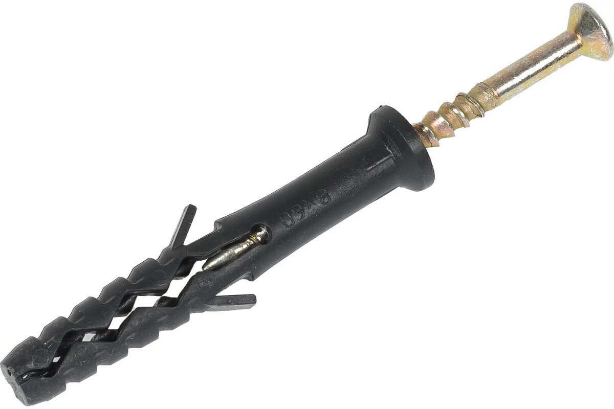 VIPкрепеж Дюбель-гвоздь потайной бортик 80 шт 40818 для скрытого монтажа мебели