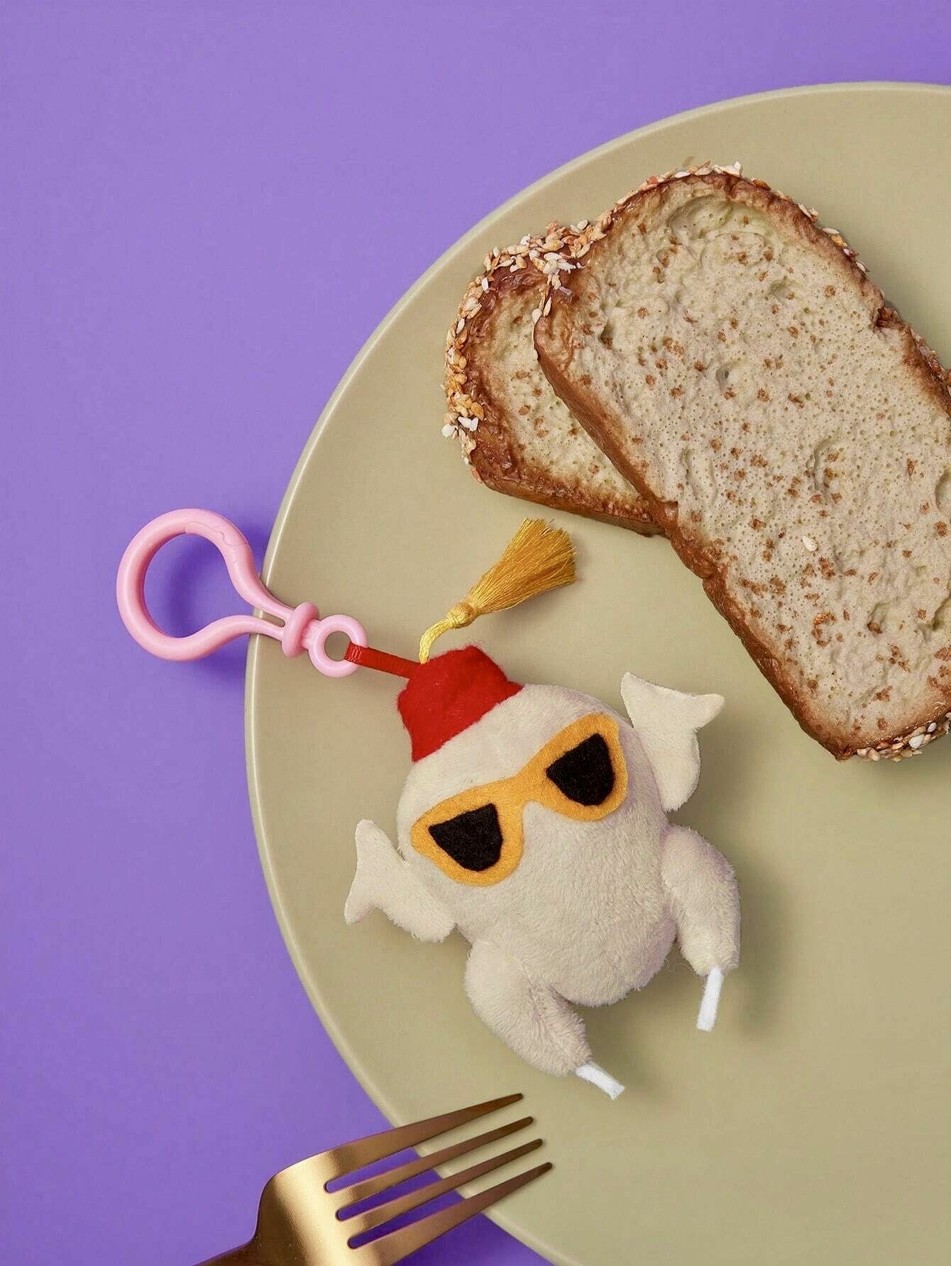 FRIENDS Брелок с персонажами из Друзья Курочка в шапке и очках