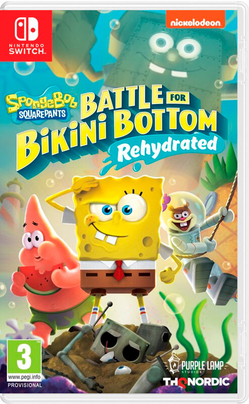 SpongeBob SquarePants: Battle For Bikini Bottom – Rehydrated [Switch, русские субтитры] (EU)
