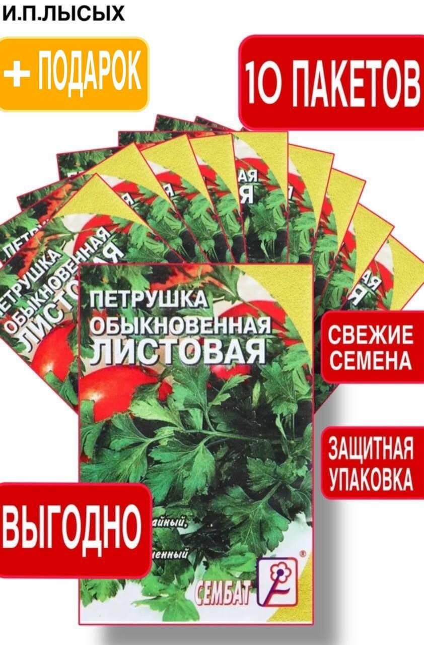 Семена Петрушка Обыкновенная Листовая 10 шт