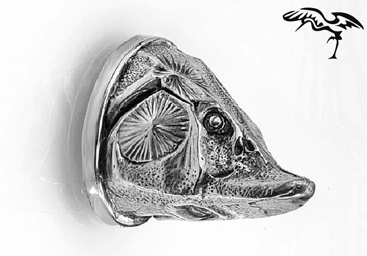 Навершие/Голова Осетра (мельхиор)