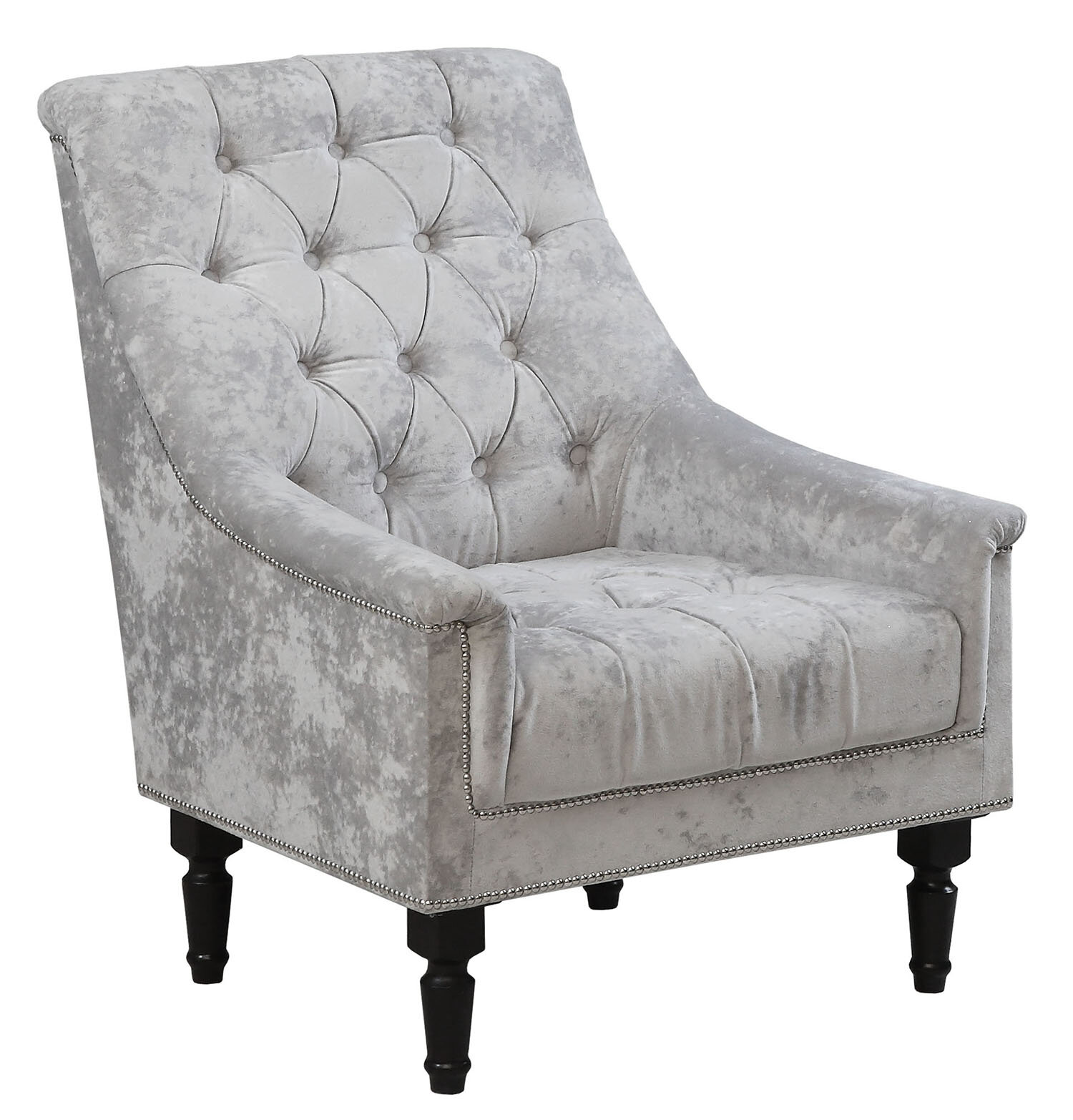 Кресло отдыха Прадо, обивка микровелюр, каркас массив дерева, с ножками и подлокотниками