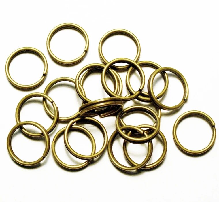 Промзвено медали бронзовое 12 мм 2 витка 10 штук