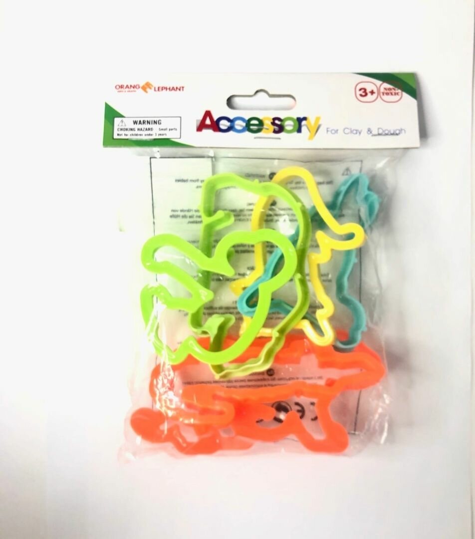 Формочки для теста пластмассовые ,6 штук