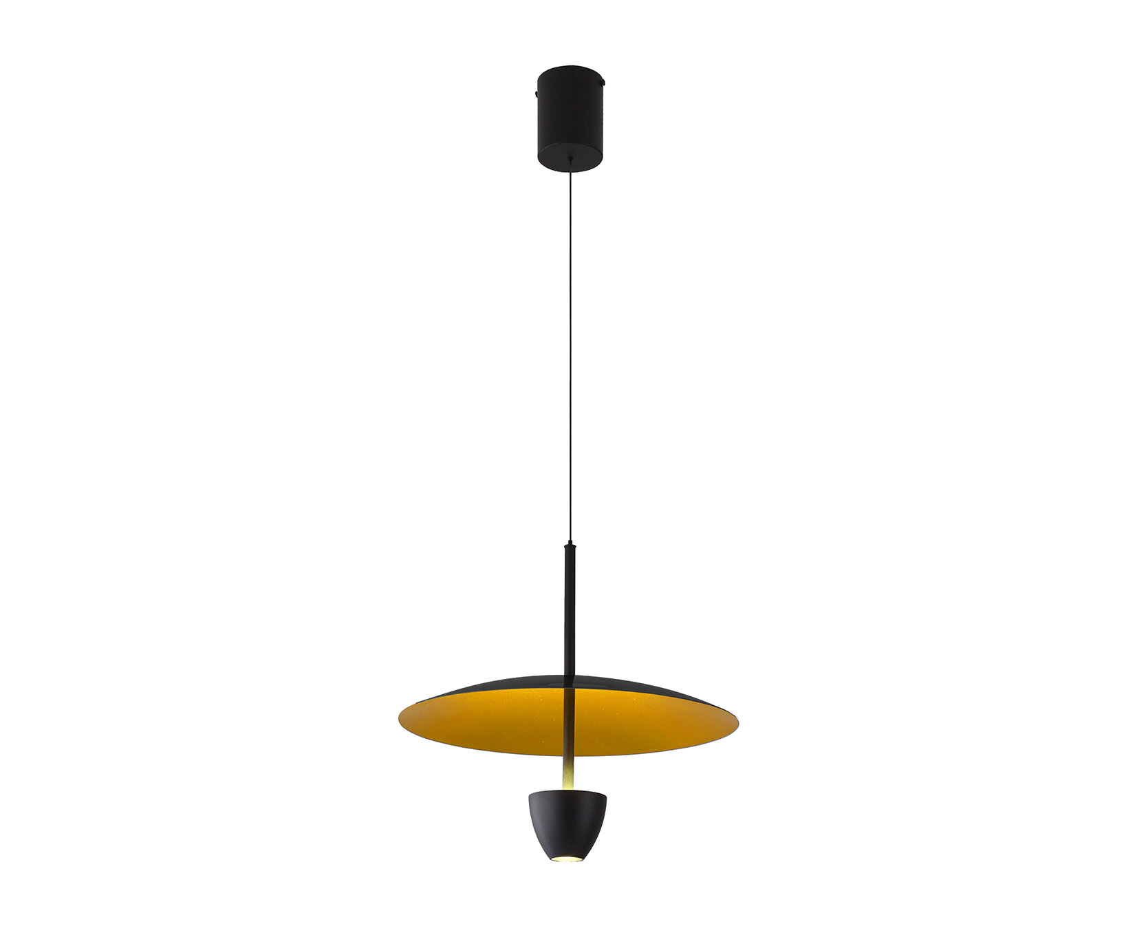 Подвес Kink Light Синди D350xH1600 мм LED цвет Черный + Золото, арт. 08466-35,19(33)