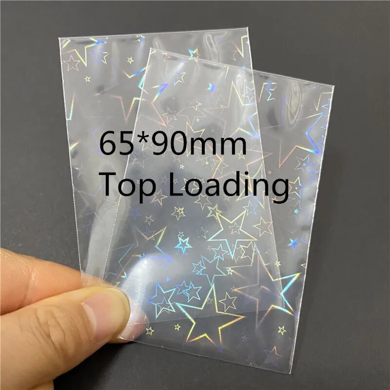 Лазерные рукава для карт 65*90 мм, 50 шт. Big star