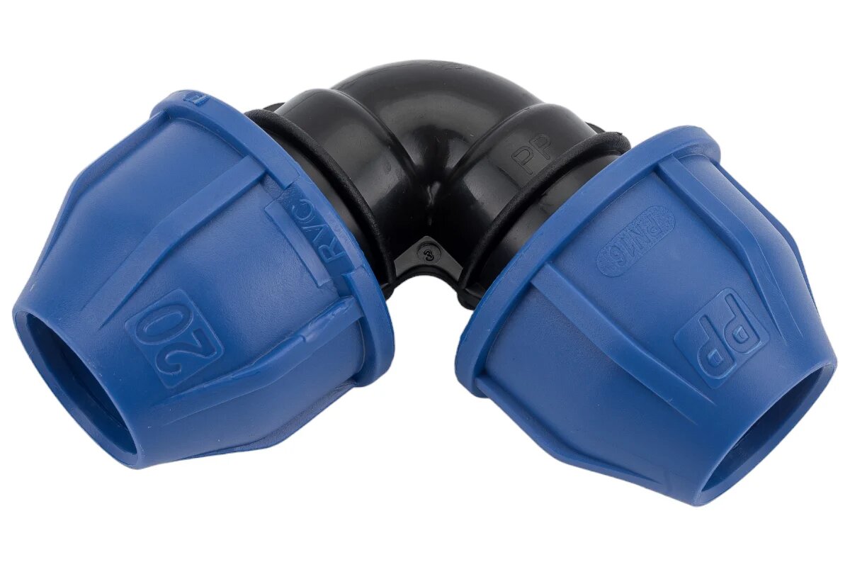 Rvc ПНД отвод 20 мм UNIO 12561 - трубопроводный фитинг из полиэтилена высокого давления