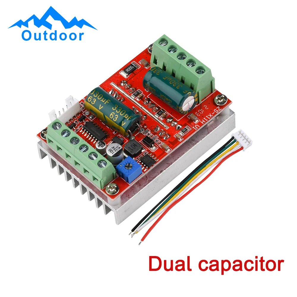 Бесщеточный контроллер двигателя ZS-X11H V1, DC9-60V, 400Вт