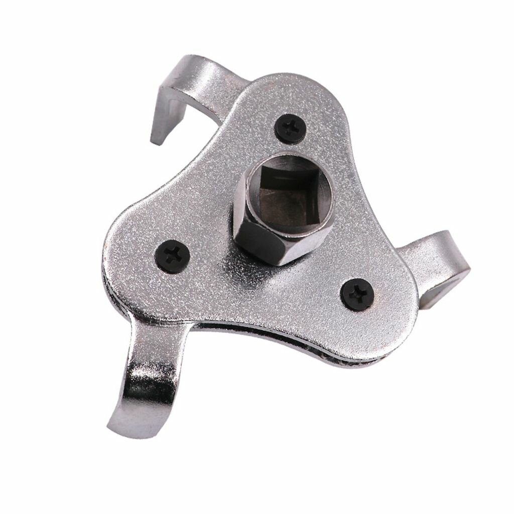 Специальные инструменты для автомобилей, Фильтровальный ключ с плоскими ногами, трехзубцовый - серебристый