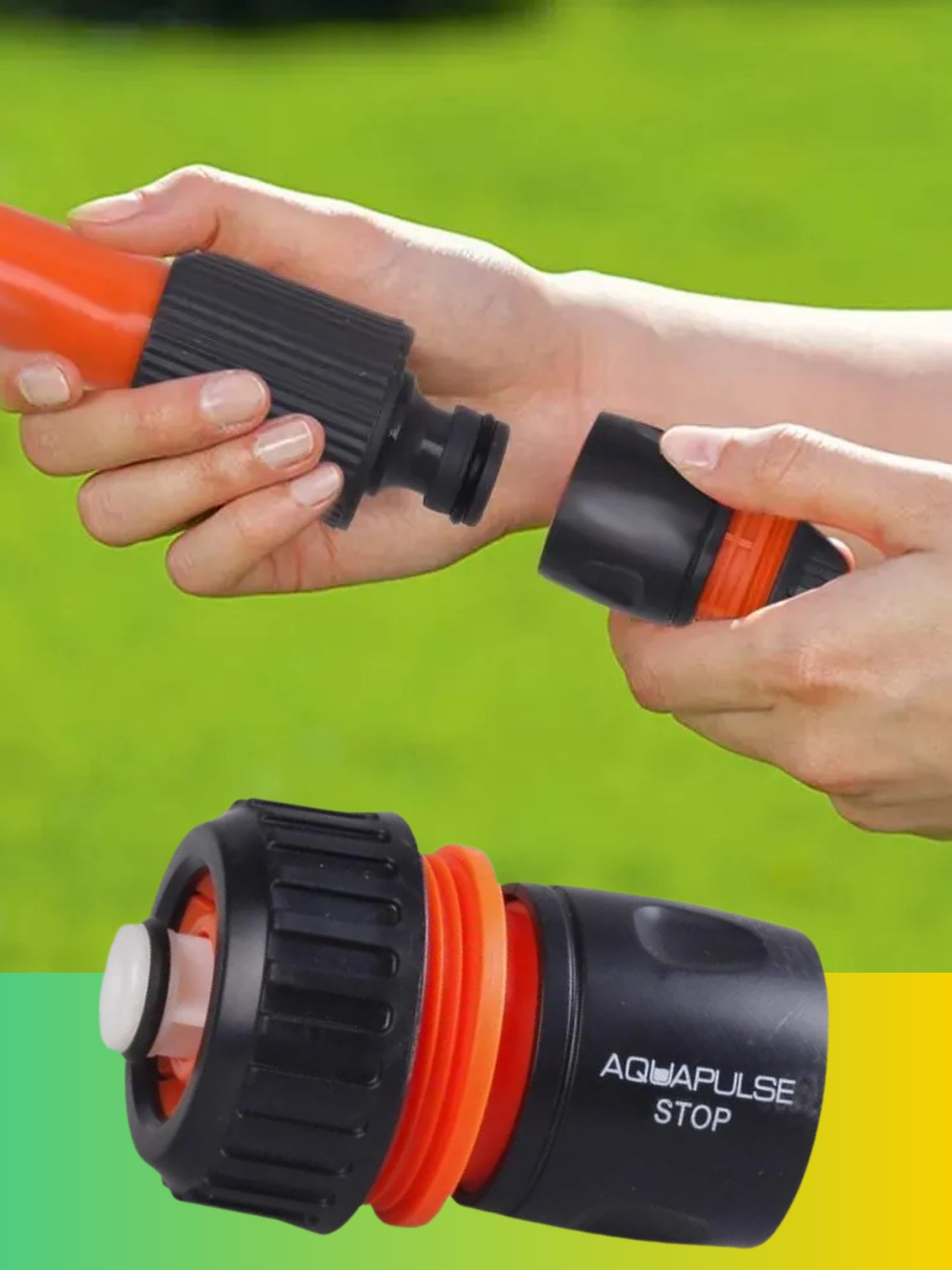 Коннектор 3/4" AP1005 со стопом 3/4 Aquapulse, для соединения шлангов