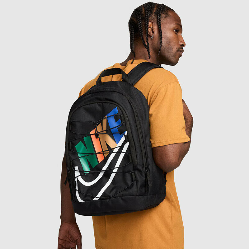 Рюкзак NIKE, Backpack Unisex Large Capacity Travel HAYWARD Casual Bag Sch, большая вместимость, для путешествий, городской, повседневный, школьный, унисекс, черный