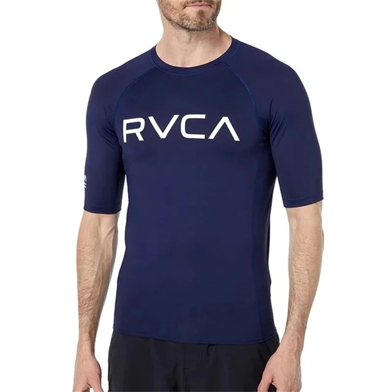 Рашгард RVCA мужской, темно-синий, S
