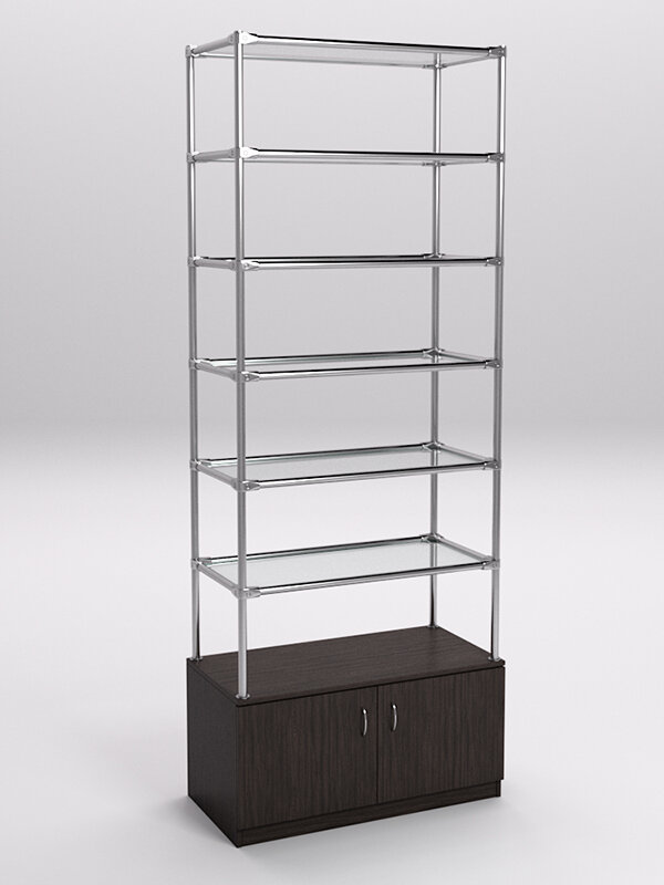 Стеллаж "Скай" №6-3 (2350х900х450мм), Дуб Венге. Производитель товара - компания Westcom.