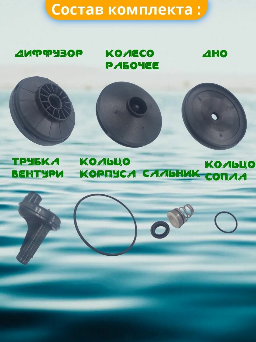 Ремкомплект Джамбо 60/35 + Уплотнения (з-д Джилекс)