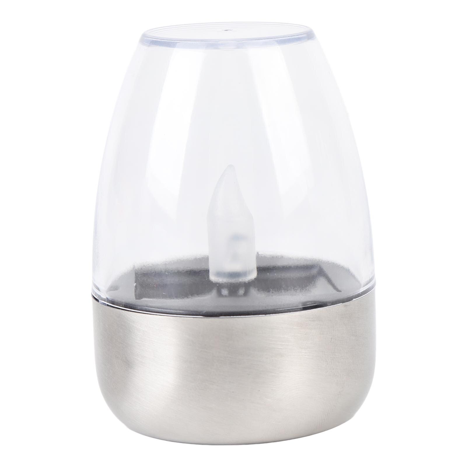 Многофункциональный солнечный светильник в виде свечи, защищенный от солнечного света, декоративный солнечный садовый светильник для дорожек, террас, газонов и двориков, прозрачный.