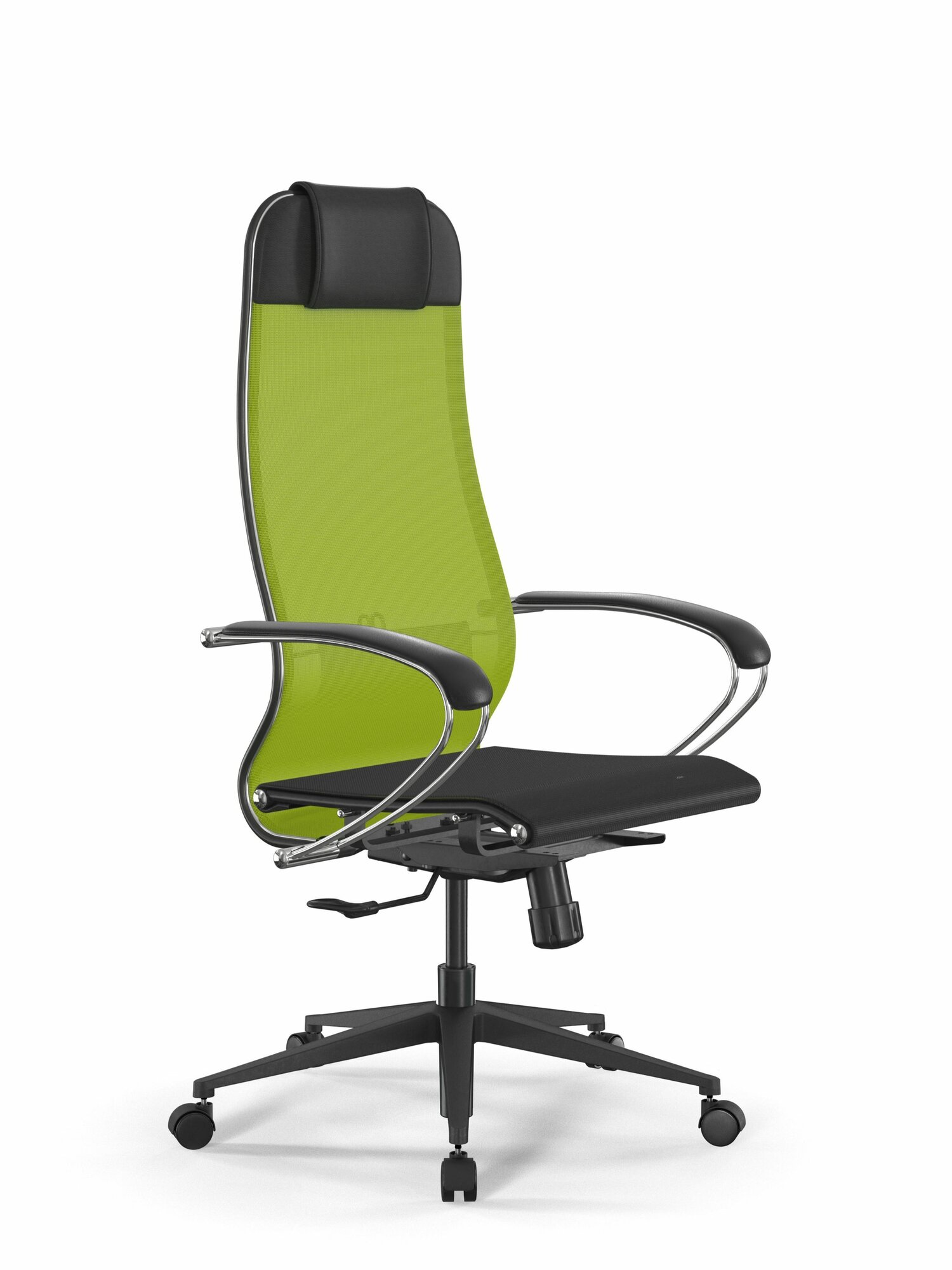Кресло компьютерное МЕТТА-4/подл.131/осн. Synchro 002 лайм/черный