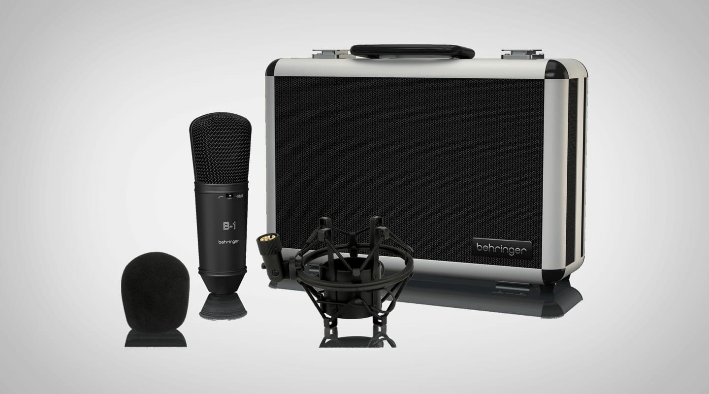 BEHRINGER B-1 DARK EDITION кардиоидный конденсаторный микрофон с диафрагмой 1"