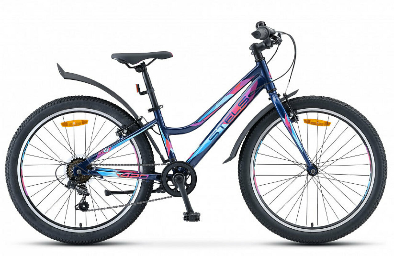 Подростковый велосипед Stels Cristy 420 V Z010 (2025) 24 Темно-синий (125-140 см)