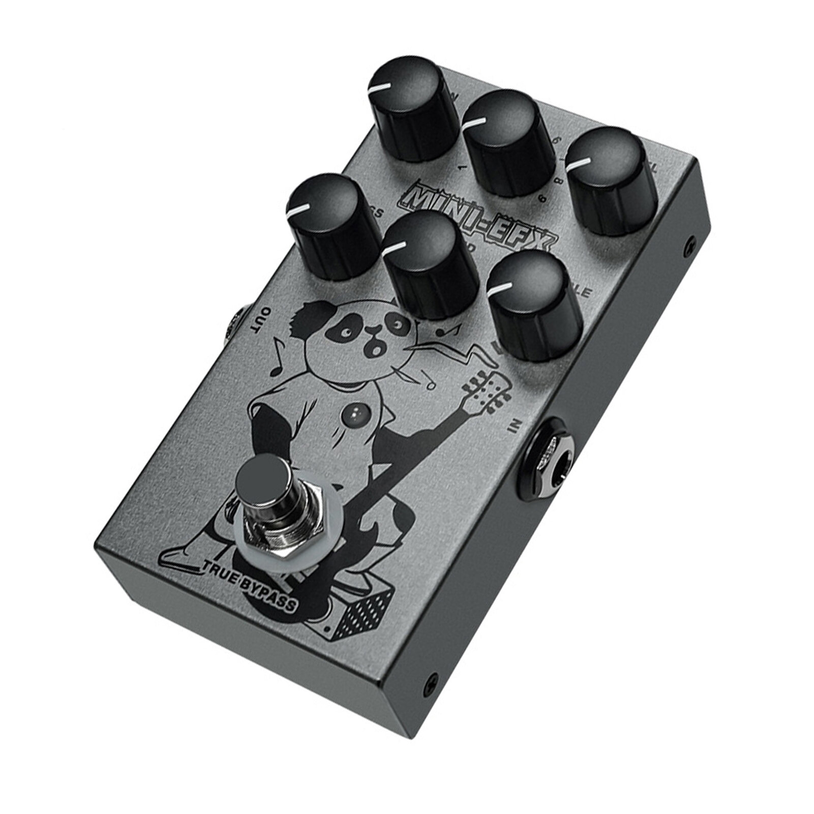 Педали эффектов M-VAVE для хэви-метала, гитары, эффект перегрузки, дисторшн, 3-секционный эквалайзер, портативная британская педаль для колонок, микшеров, наушников и звуковой карты.