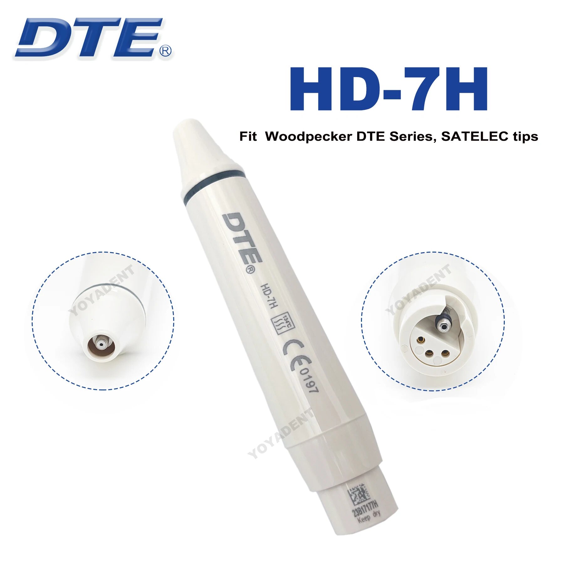 Наконечник Woodpecker DTE HD-7H для стоматологического скалера HD-7H