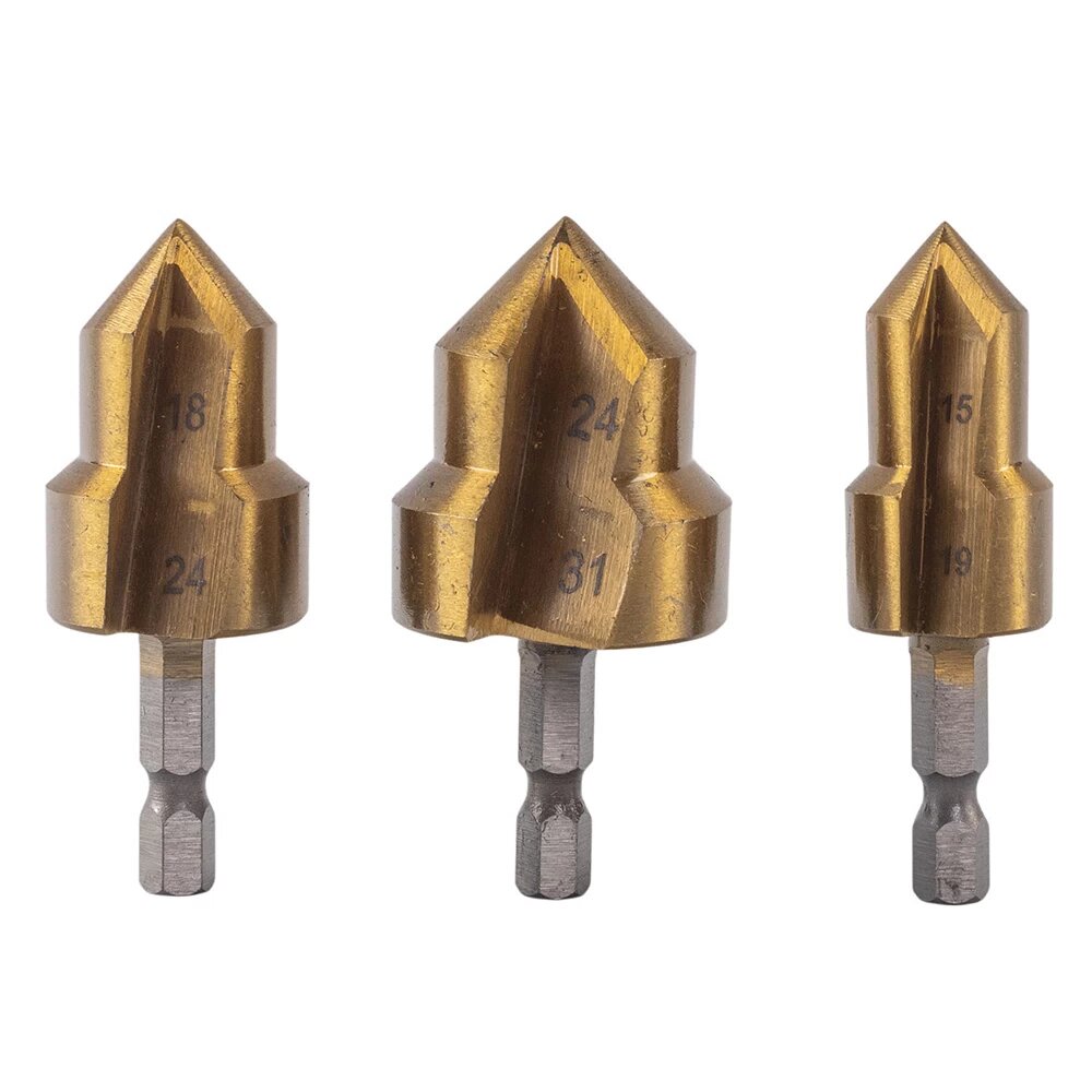 Набор сверл для полипропиленовых труб ступенчатых спиральных Rage 15-19/18-24/24-31 мм (3 шт.) (551405) Rage 551405