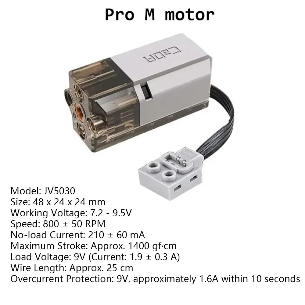 CaDA Pro M Серводвигатель JV5030, 800 RPM