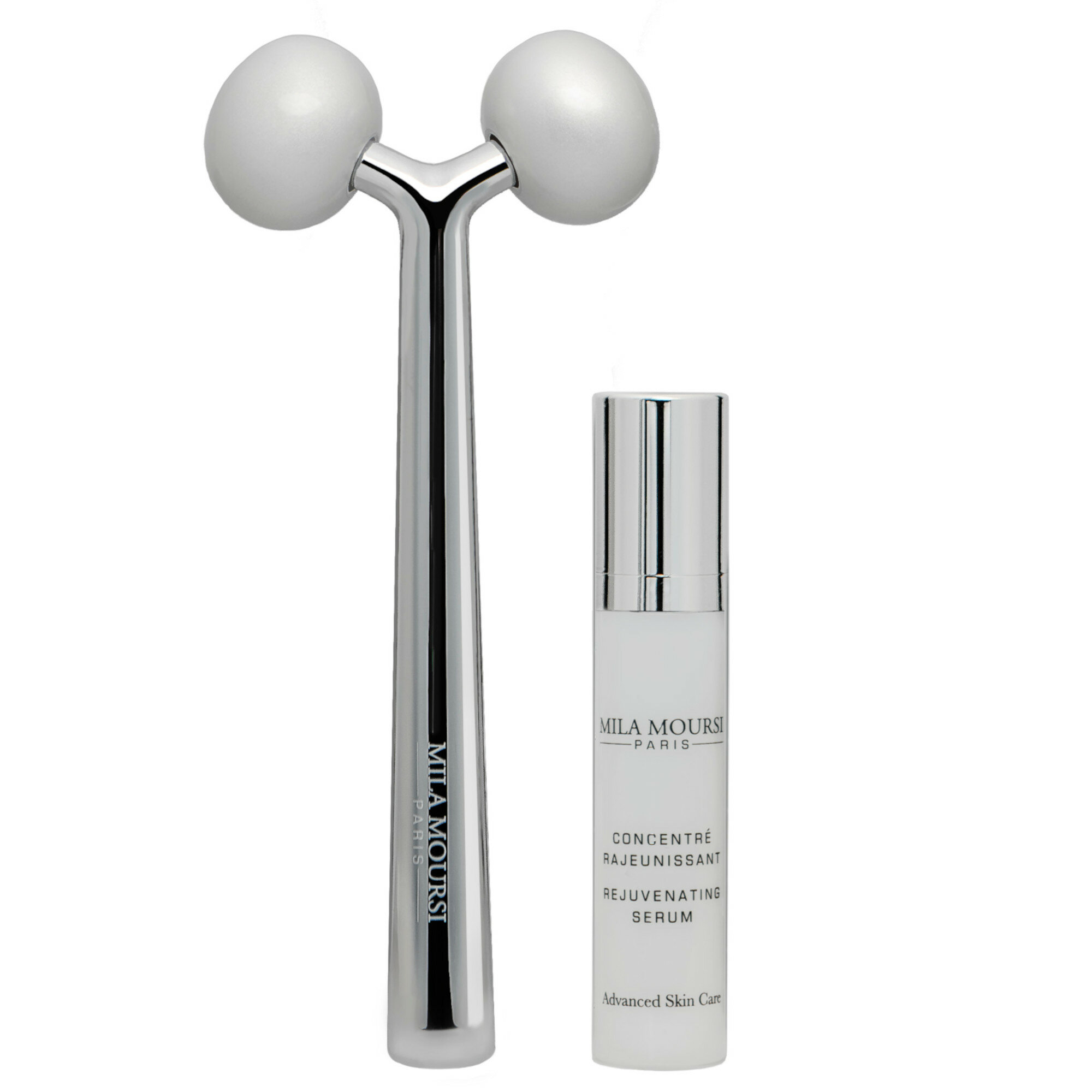 MILA MOURSI Набор для скульптурирования лица с сывороткой для плотности и упругости кожи