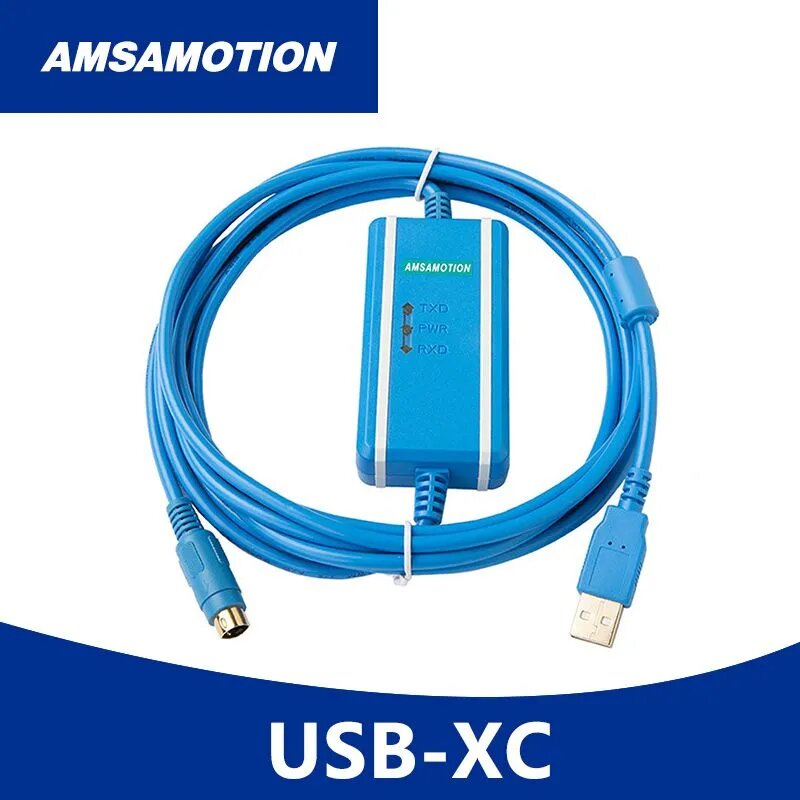 Кабель для программирования USB-XC подходит для ПЛК серии XINJE XC/XD/XE