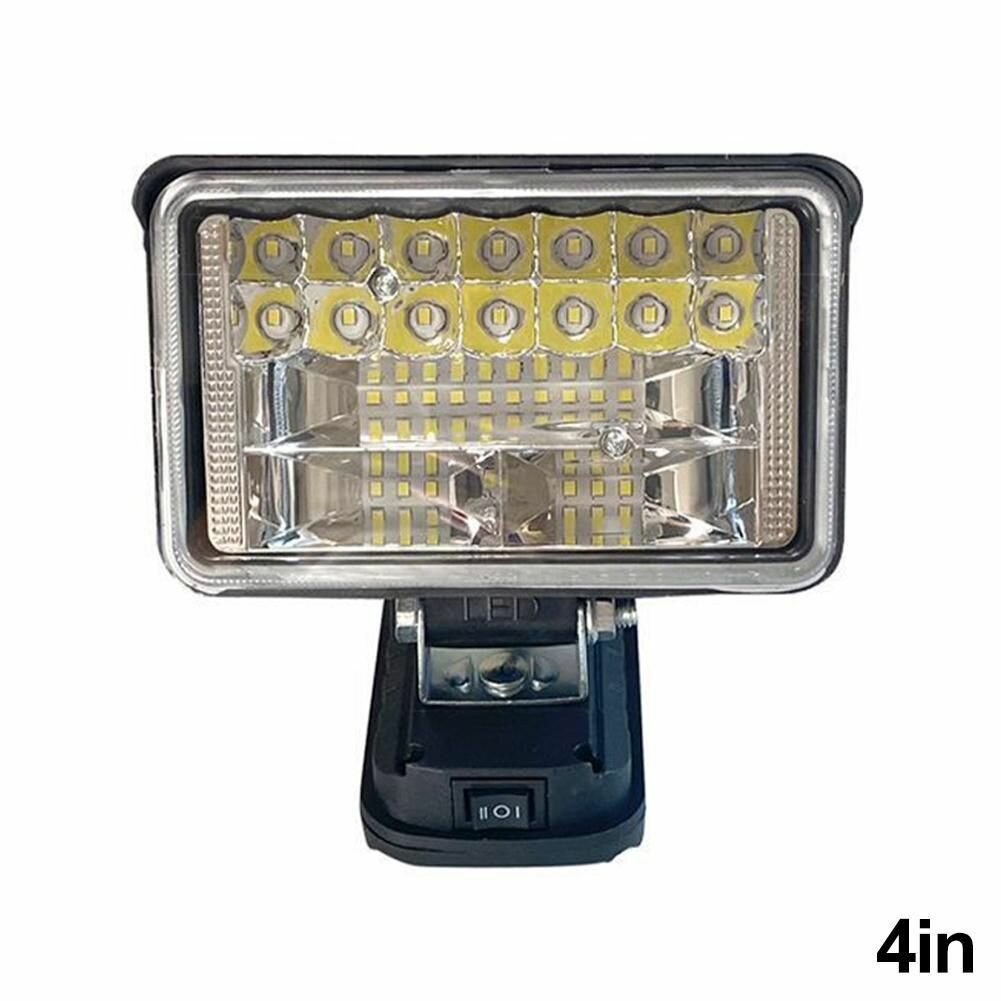 Светодиодный рабочий фонарь универсальный, для аккумуляторов 48V, ремонт автомобилей, освещение мастерской