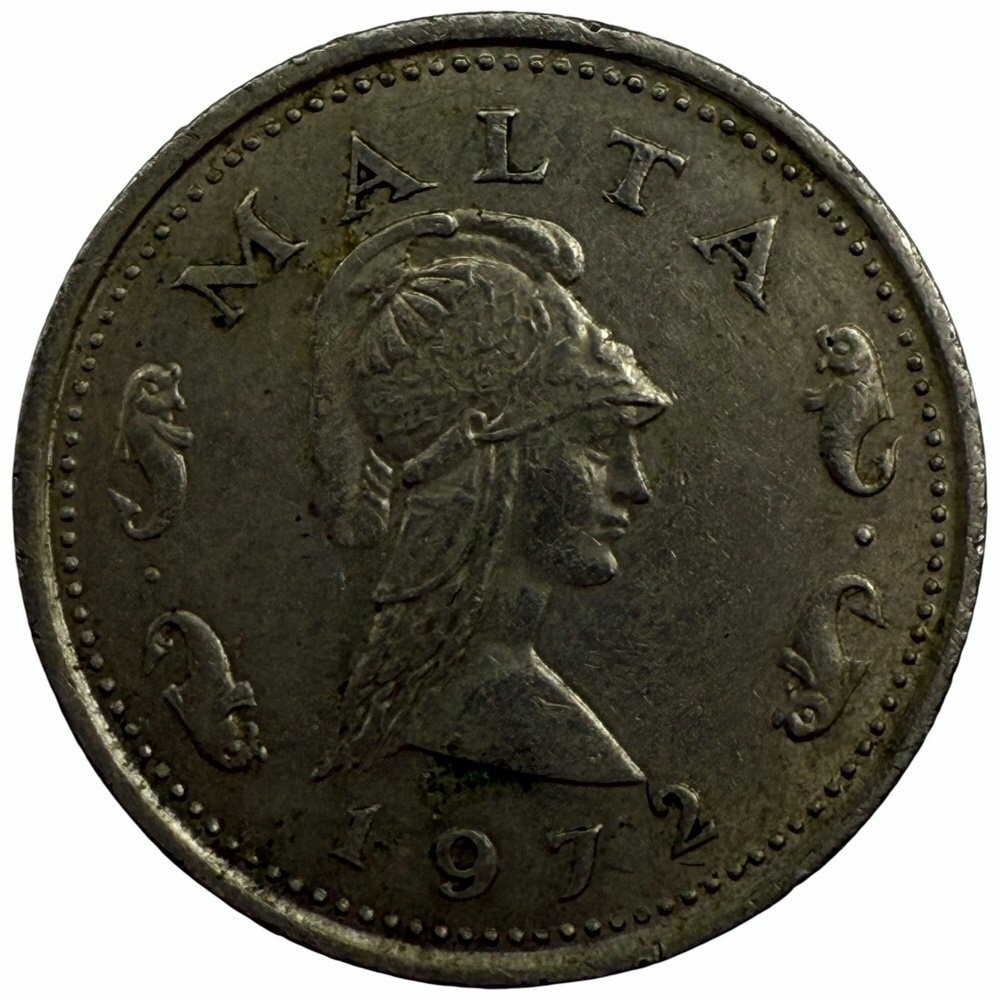 Мальта 2 цента 1972 г. — фото 1