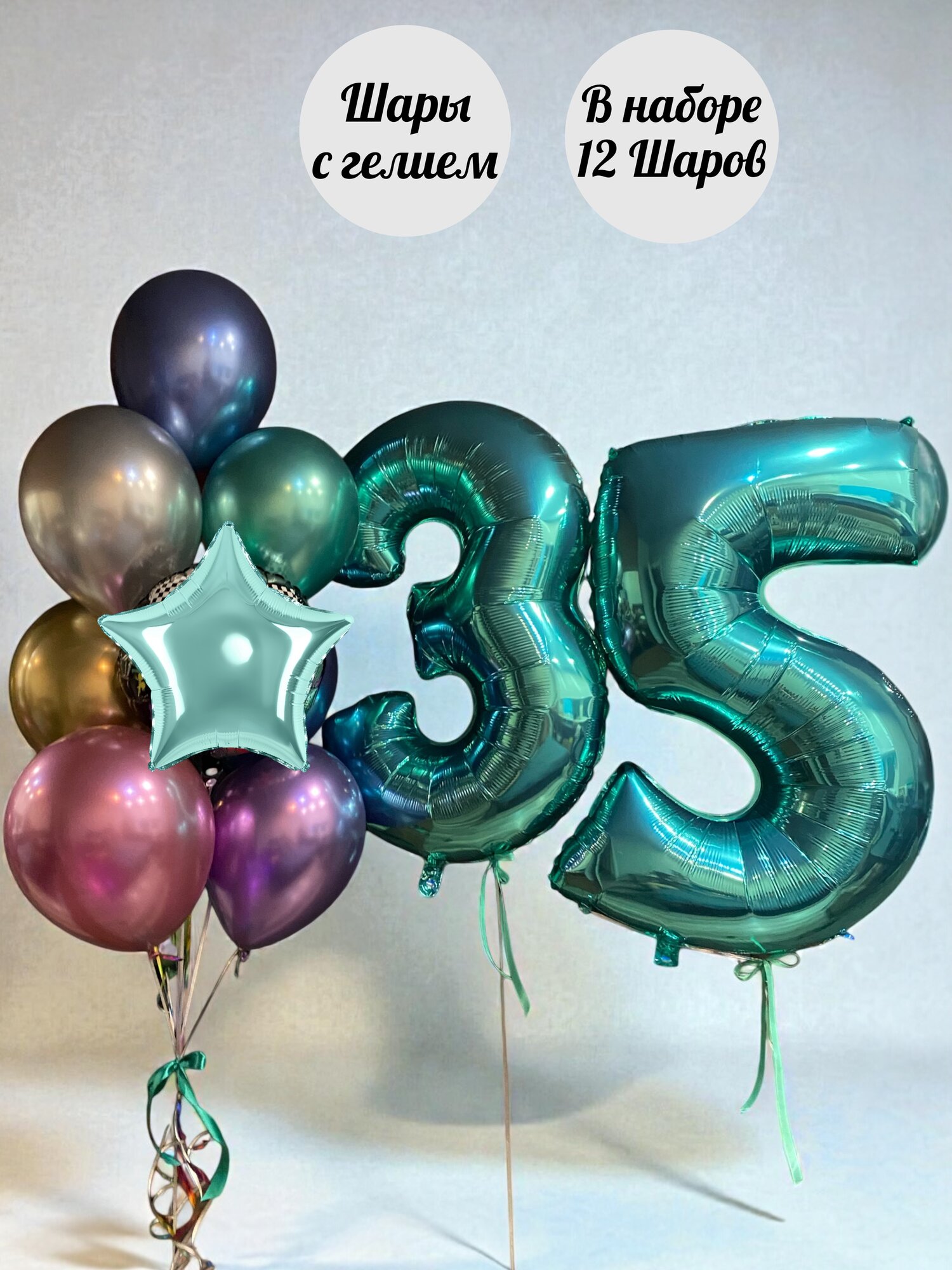 Шары с гелием набор шаров для мужчины, папы. друга, мужа, сына, начальника на День Рождение "Ты вырос!"