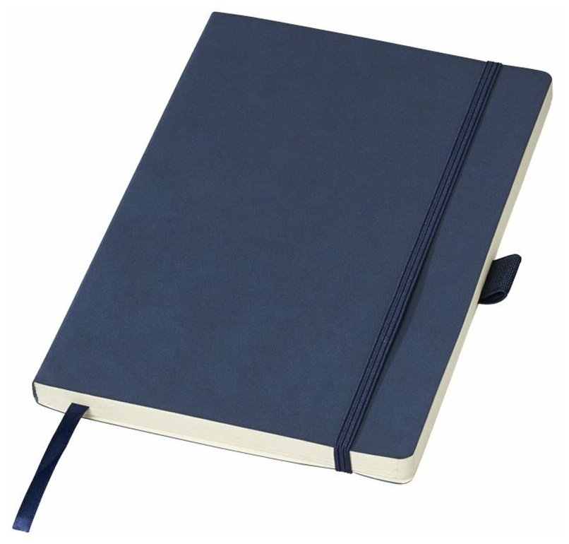 Блокнот Marksman Revello, мягкая обложка, линейка, 80 листов, темно-синий