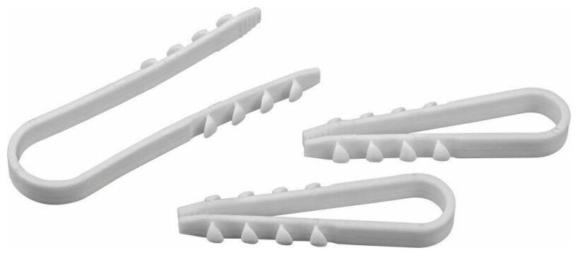 Дюбель-хомут для круглого кабеля 71 850 NCU-11-18-55-50/WH бел. (уп.50шт) Navigator 71850