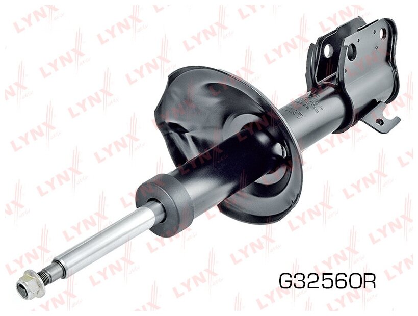 LYNXauto Стойка амортизатора передняя правая SUBARU Forester(SG) 2.0-T 02>