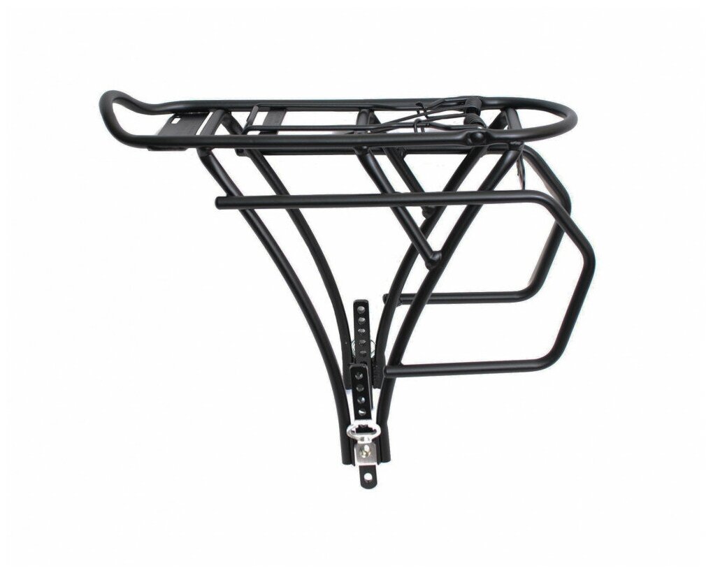 Багажник 6-155 алюминиевый CD-15B 20-24 3-х стоечный регулируемый сварной, для детских велосипедов черный OSTAND
