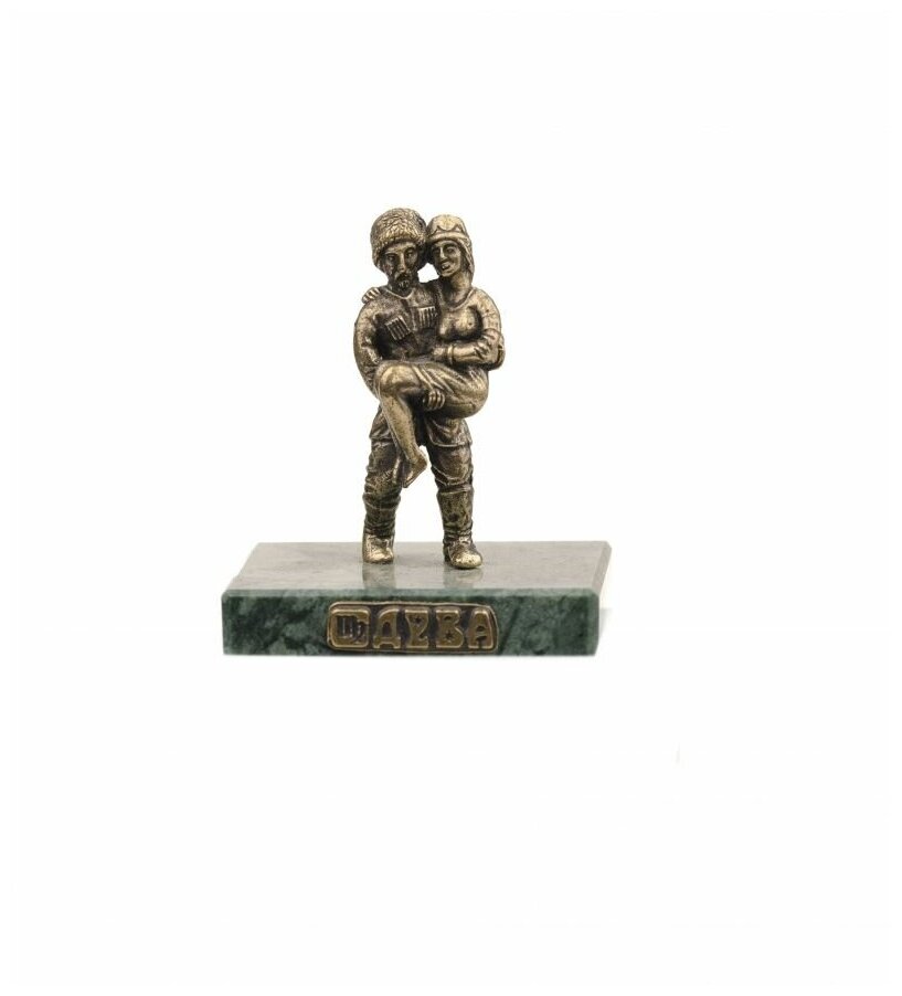 Статуэтка Знак зодиак Дева на камне (ВхШхД 6см./5см./5см.)