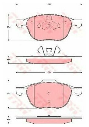 Тормозные колодки GDB1583
