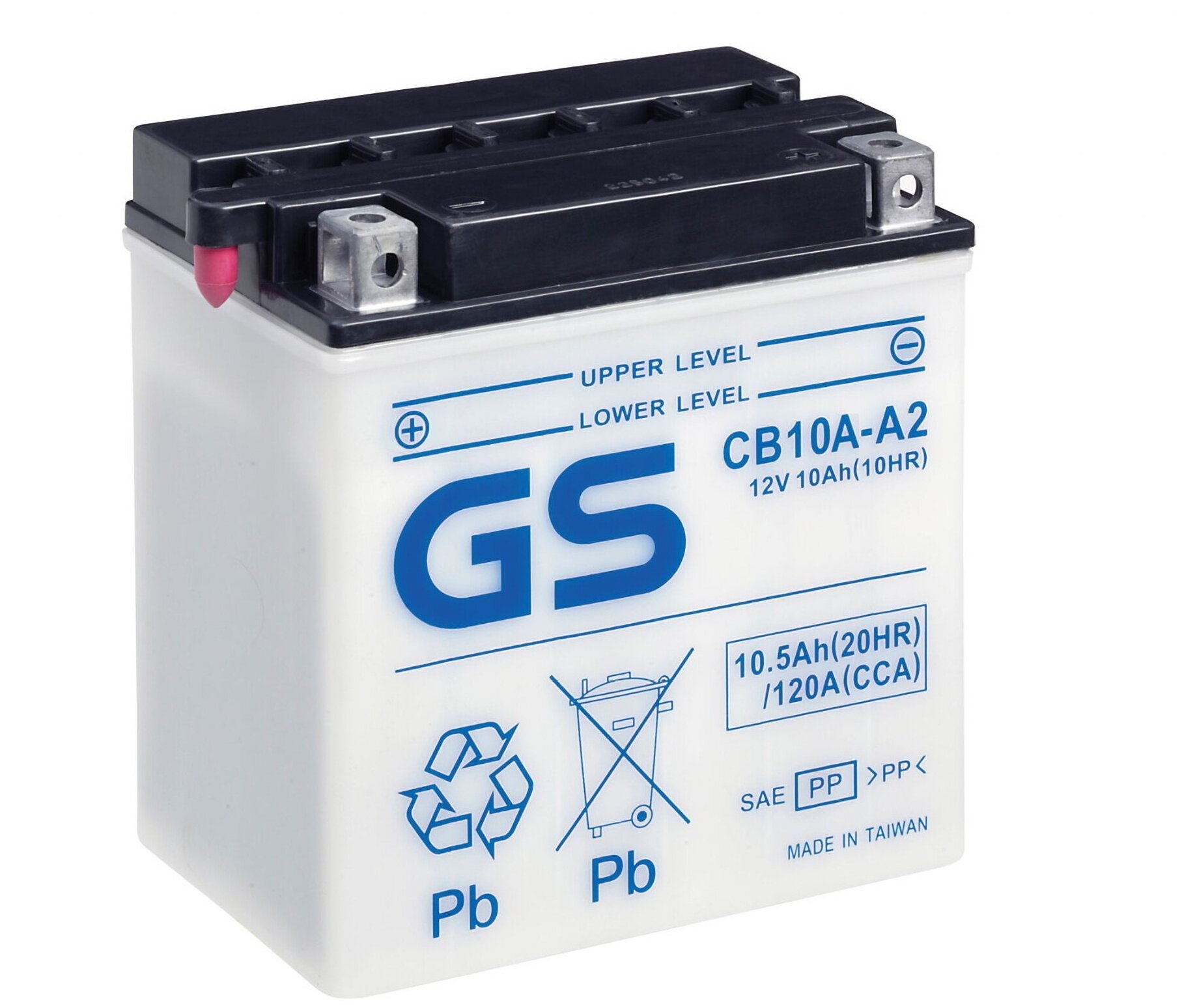 Мото аккумулятор GS CB10A-A2 (б/э)