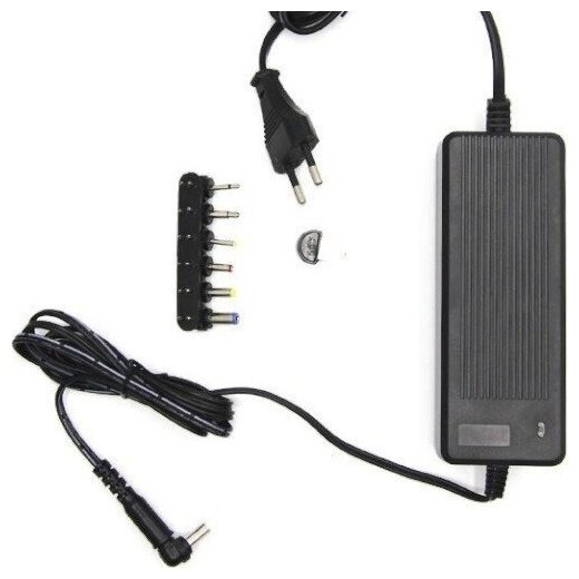 Адаптер питания на 3-12в 5.0A 60Вт 220в GoPower PowerTech 5000 - кабель AC 0.9м/DC 1.8м 7 переходников чёрный