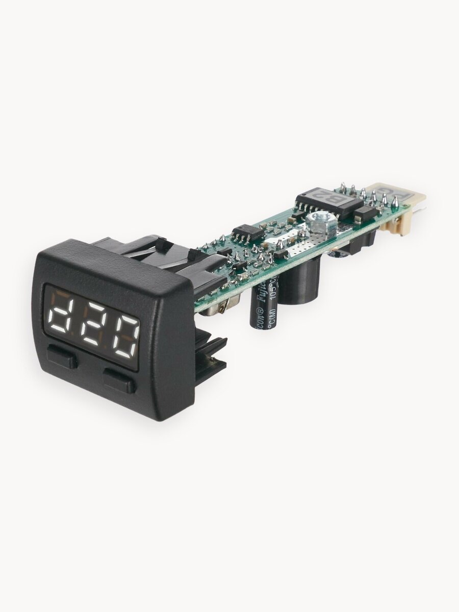 Бортовой компьютер Штат Х-1Б Granta (Белый индикатор) на автомобили семейства ВАЗ 2190 (Гранта), Kalina-2 и Priora-2.