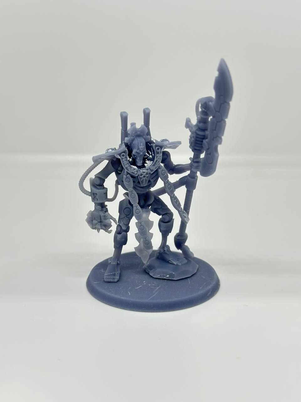 Миниатюра "Overlord with Tachyon Arrow" Warhammer 40k Necron, НРИ. 1 штука.